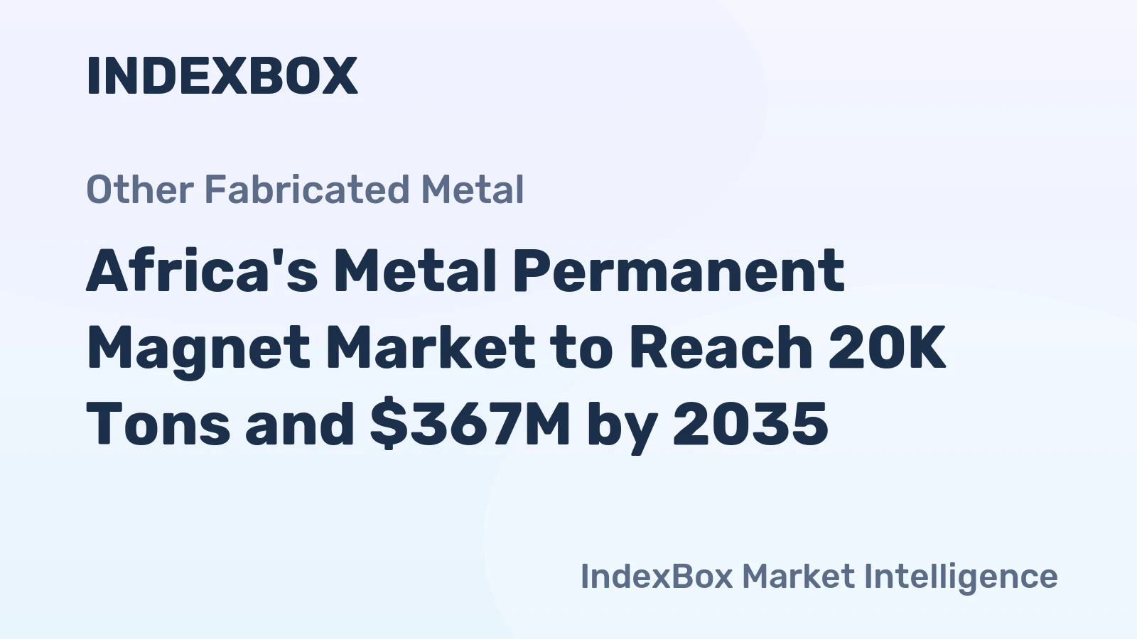 Africa's Metal Permanent Magnet Market to Reach 20K Tons and $367M by 2035