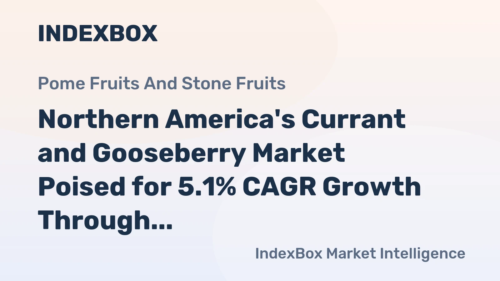 Northern America's Currant and Gooseberry Market Poised for 5.1% CAGR Growth Through 2035