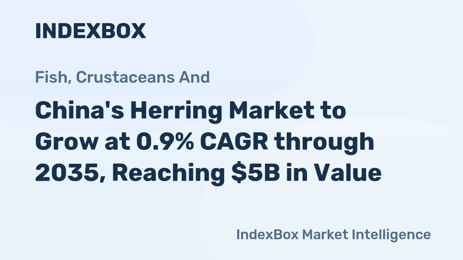 China's Herring Market to Grow at 0.9% CAGR through 2035, Reaching $5B in Value