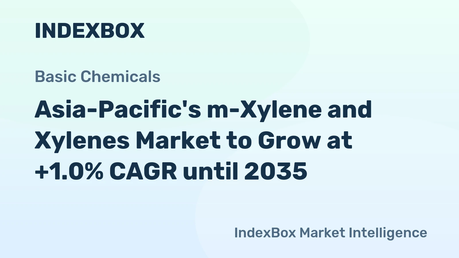 Asia-Pacific's m-Xylene and Xylenes Market to Grow at +1.0% CAGR until 2035