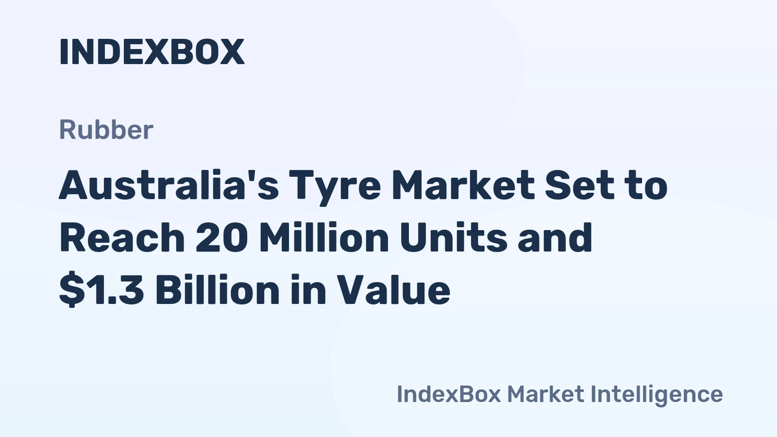 Australia's Tyre Market Set to Reach 20 Million Units and $1.3 Billion in Value