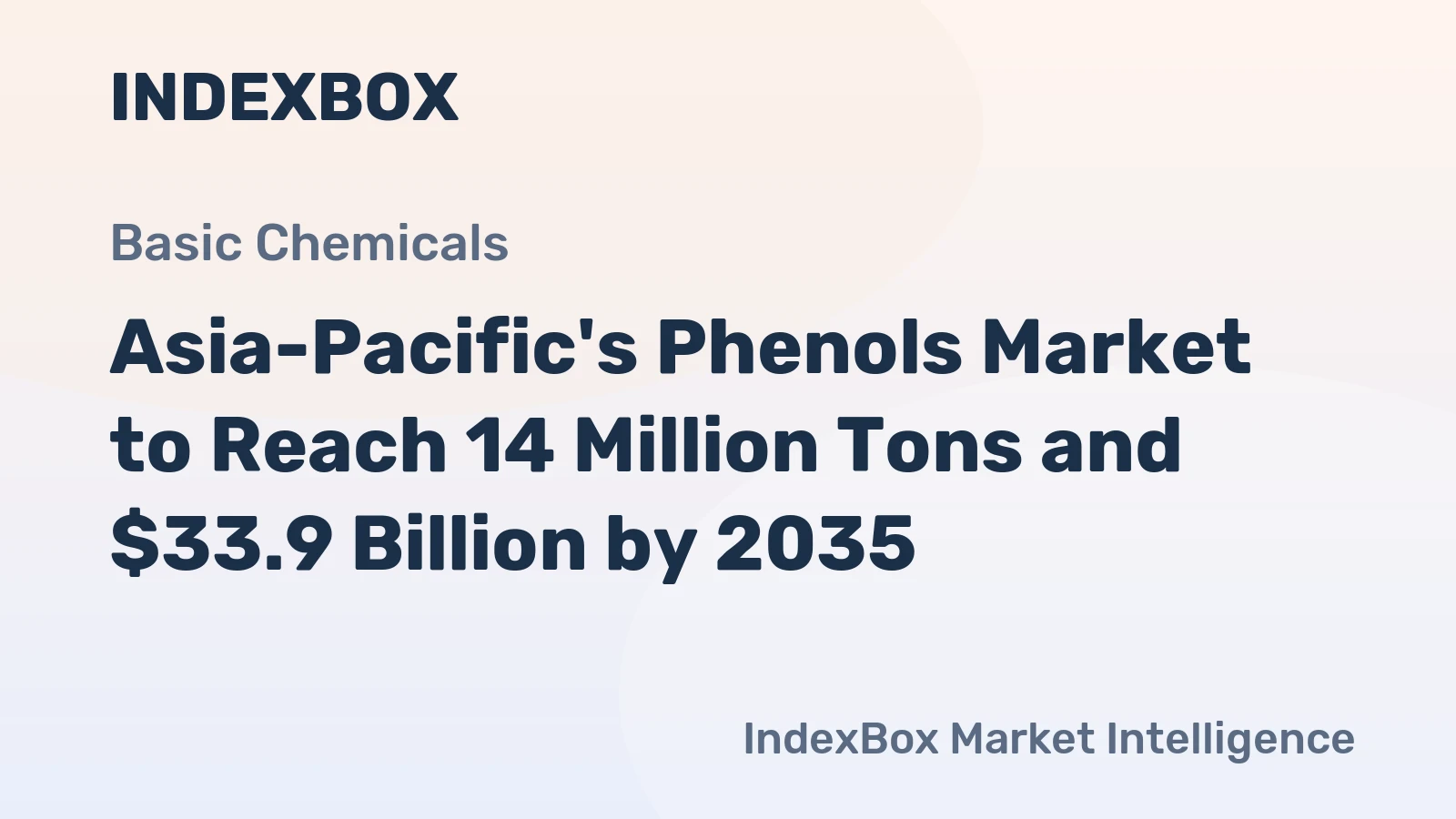 Asia-Pacific's Phenols Market to Reach 14 Million Tons and $33.9 Billion by 2035