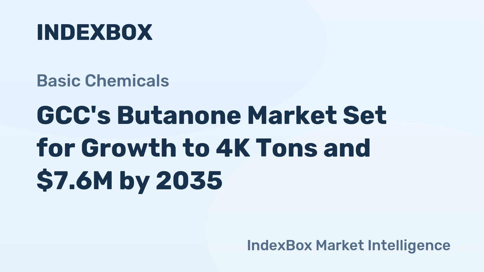GCC's Butanone Market Set for Growth to 4K Tons and $7.6M by 2035
