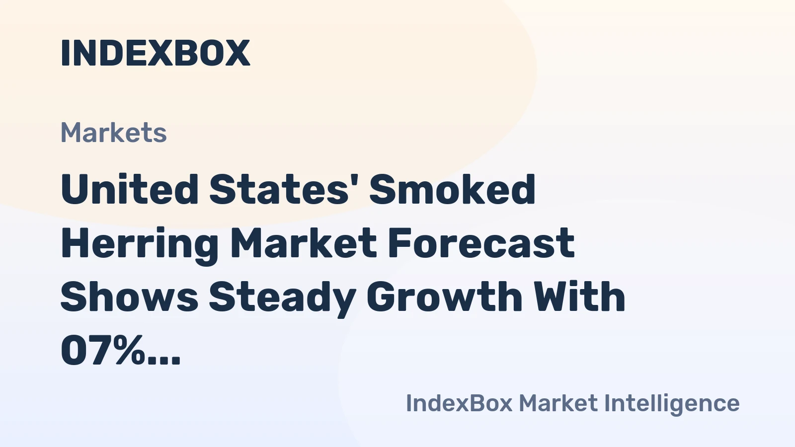 United States' Smoked Herring Market Forecast Shows Steady Growth With 07% Volume CAGR Through 2035