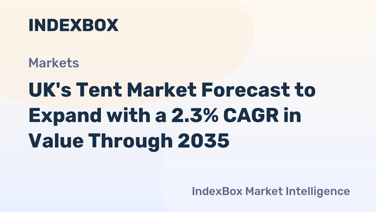 UK's Tent Market Forecast to Expand with a 2.3% CAGR in Value Through 2035