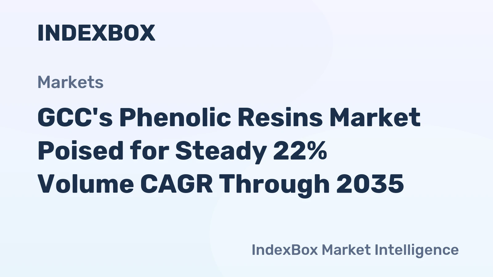GCC's Phenolic Resins Market Poised for Steady 22% Volume CAGR Through 2035