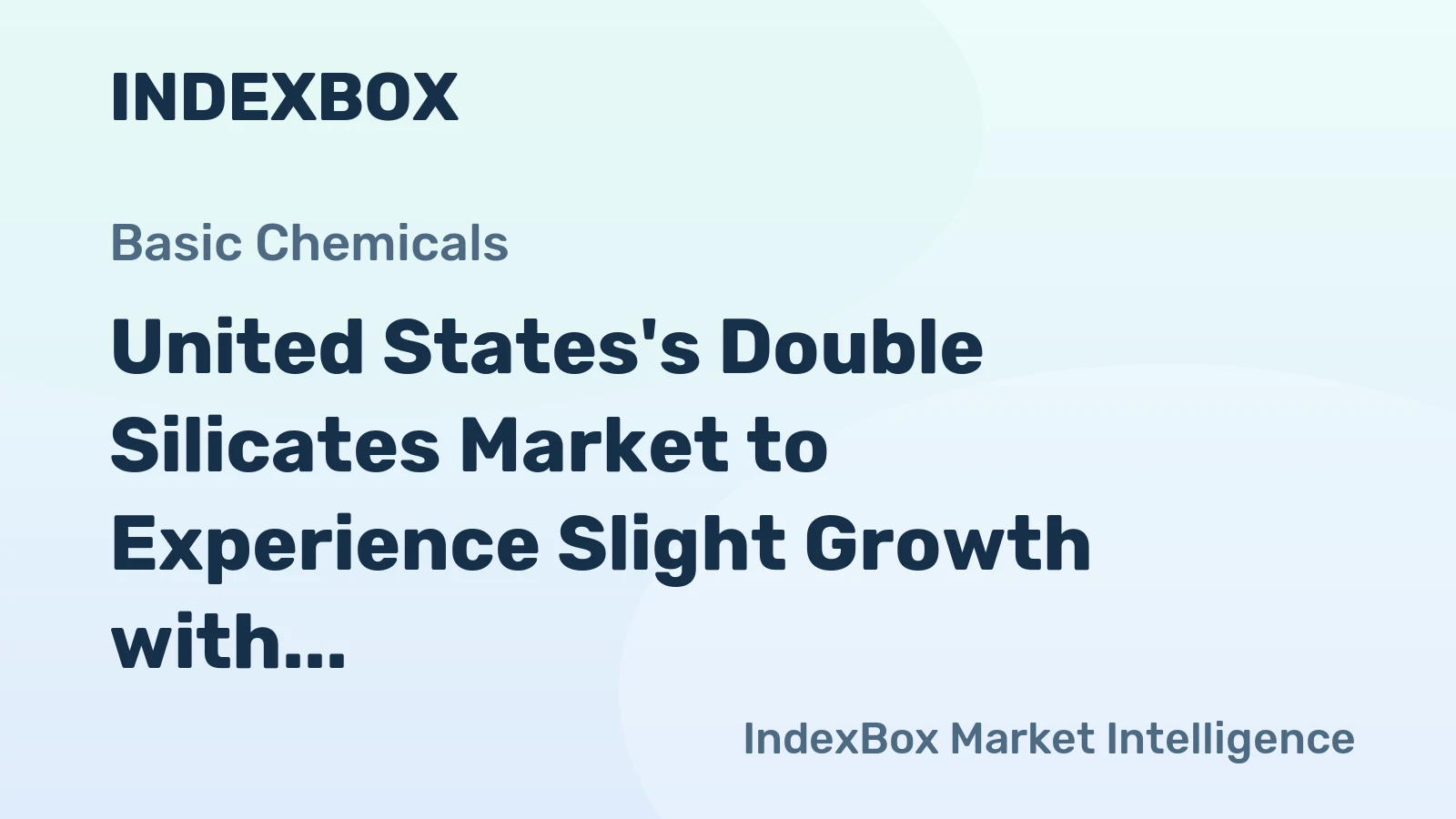 United States's Double Silicates Market to Experience Slight Growth with +0.4% CAGR Over Next Decade