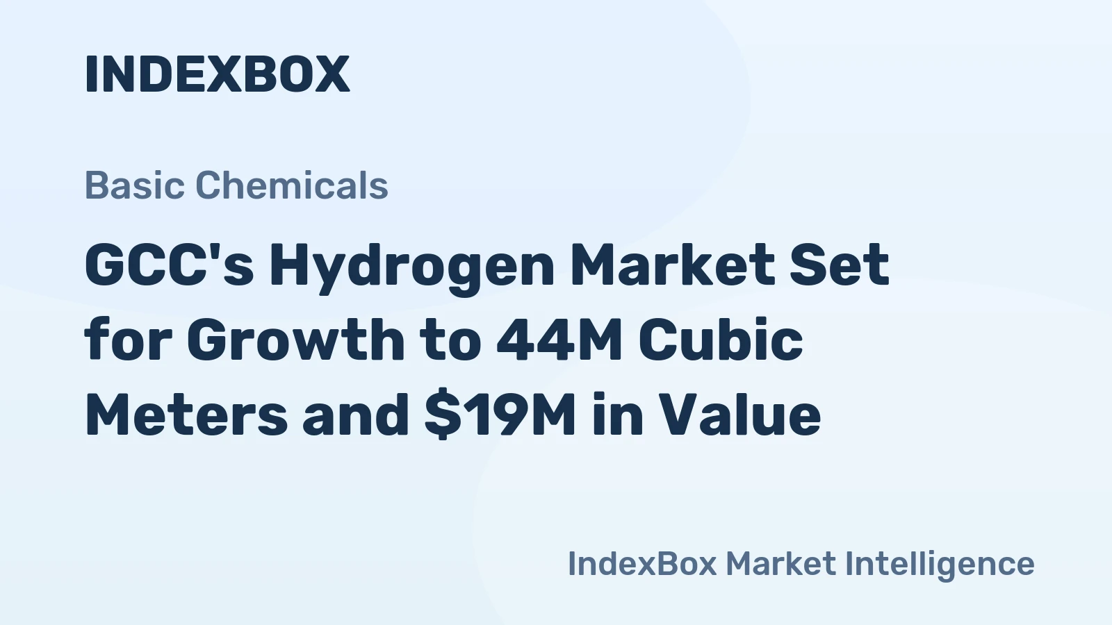 GCC's Hydrogen Market Set for Growth to 44M Cubic Meters and $19M in Value