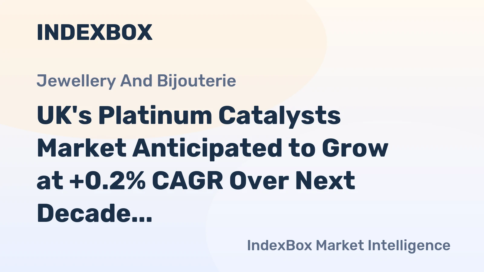 UK's Platinum Catalysts Market Anticipated to Grow at +0.2% CAGR Over Next Decade