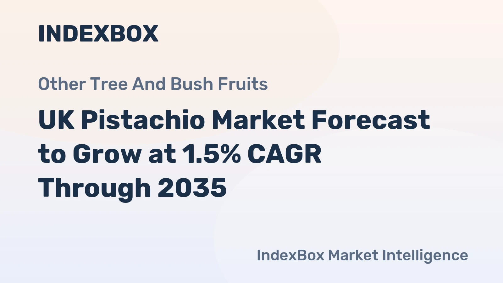 UK Pistachio Market Forecast to Grow at 1.5% CAGR Through 2035