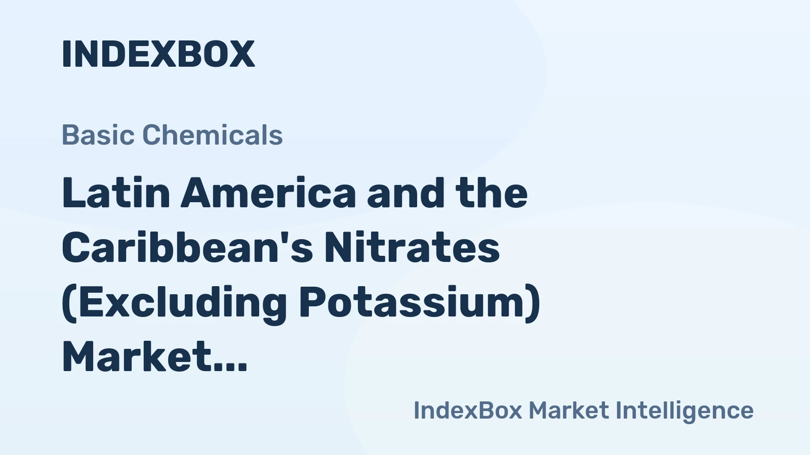 Latin America and the Caribbean's Nitrates (Excluding Potassium) Market Forecast to Grow at 1.1% CAGR, Reaching 258K Tons by 2035.