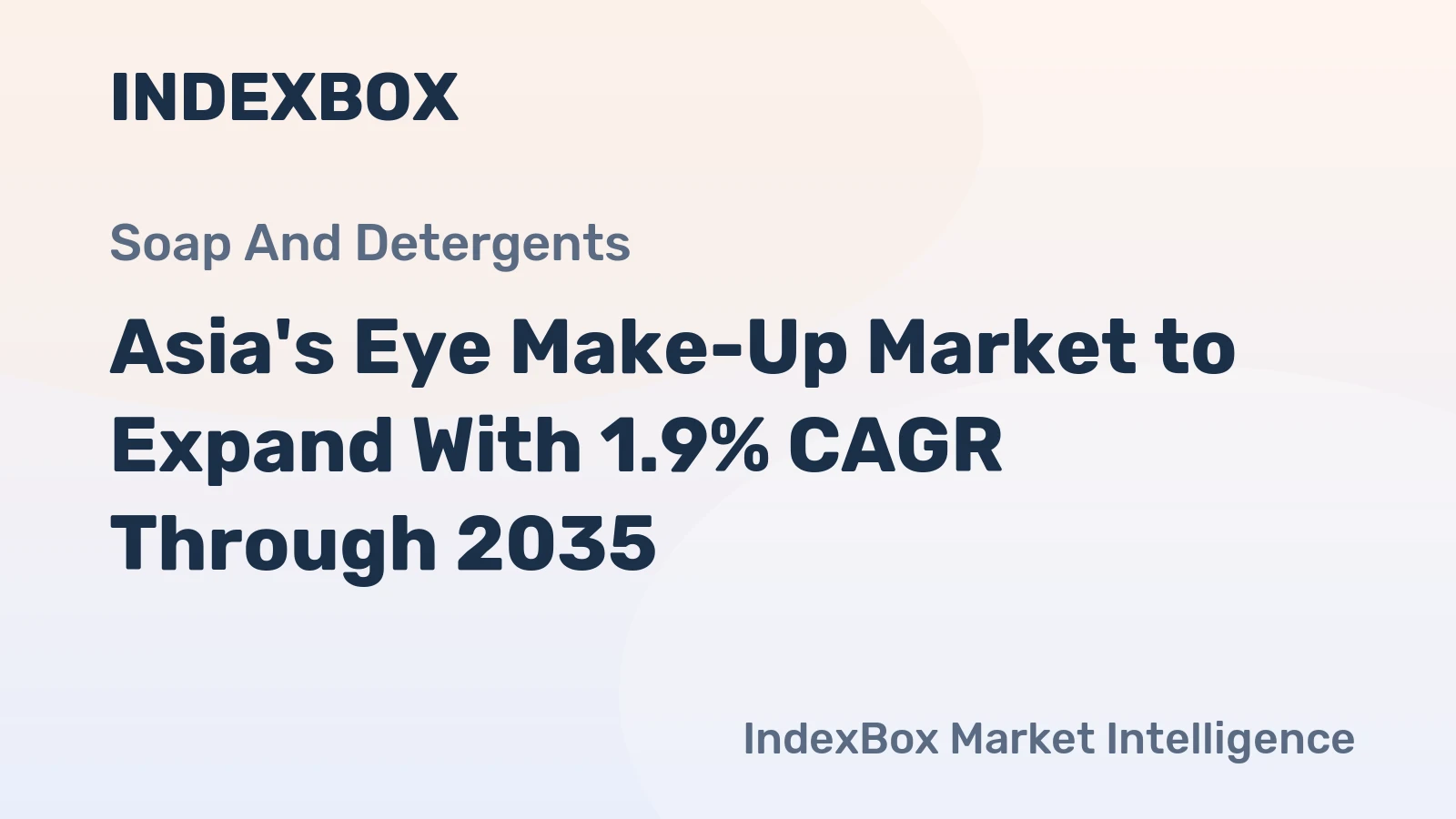 Asia's Eye Make-Up Market to Expand With 1.9% CAGR Through 2035