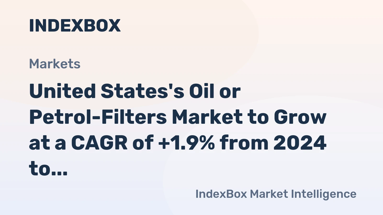 United States's Oil or Petrol-Filters Market to Grow at a CAGR of +1.9% from 2024 to 2035