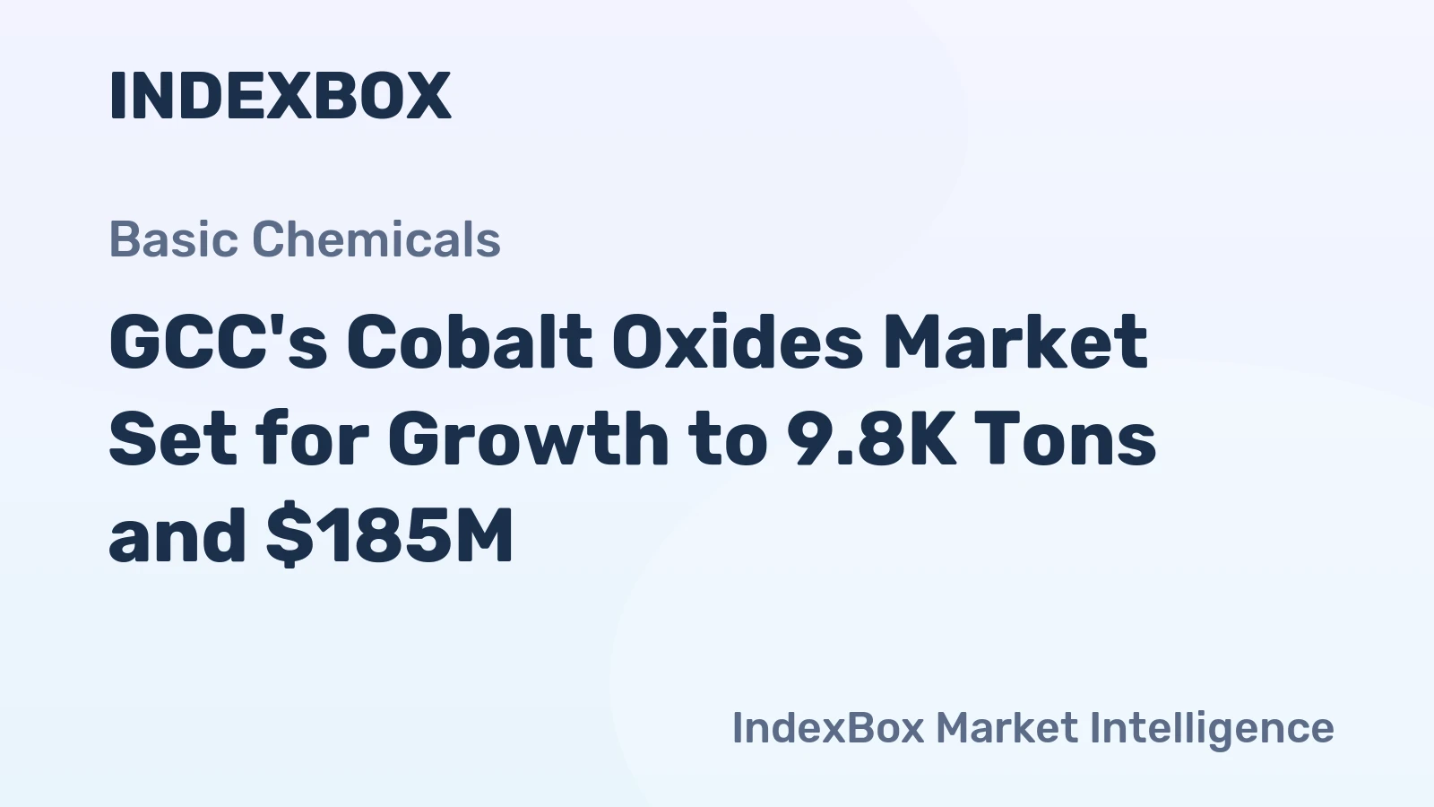 GCC's Cobalt Oxides Market Set for Growth to 9.8K Tons and $185M