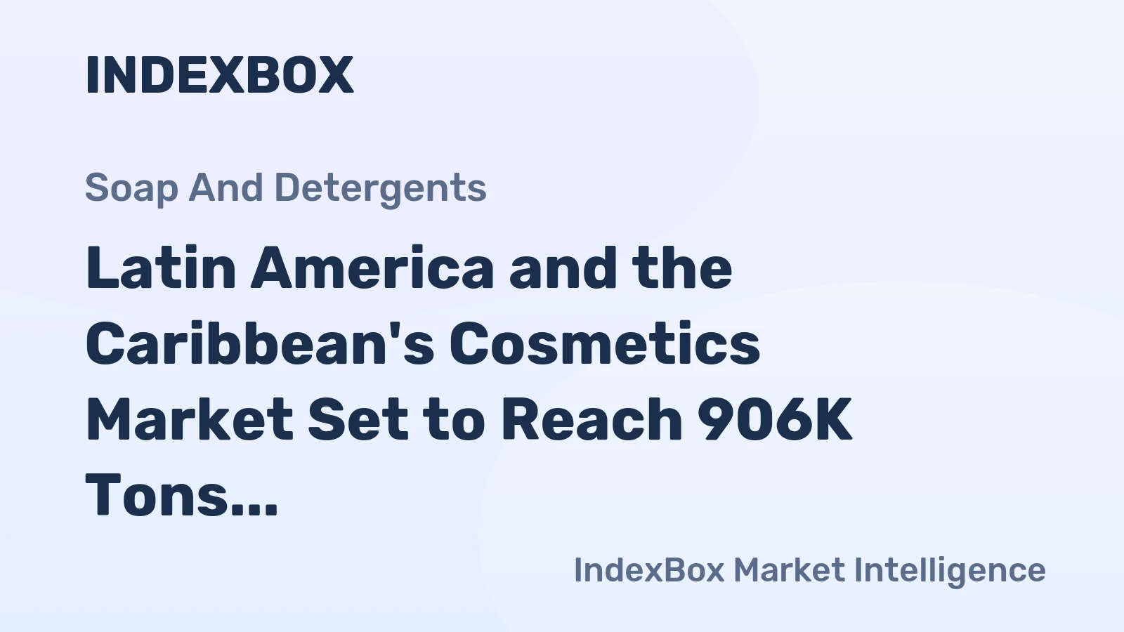 Latin America and the Caribbean's Cosmetics Market Set to Reach 906K Tons and $16.1 Billion by 2035