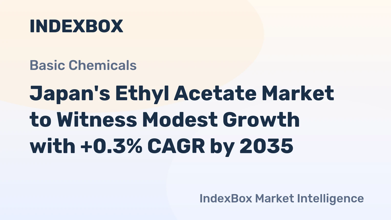 Japan's Ethyl Acetate Market to Witness Modest Growth with +0.3% CAGR by 2035