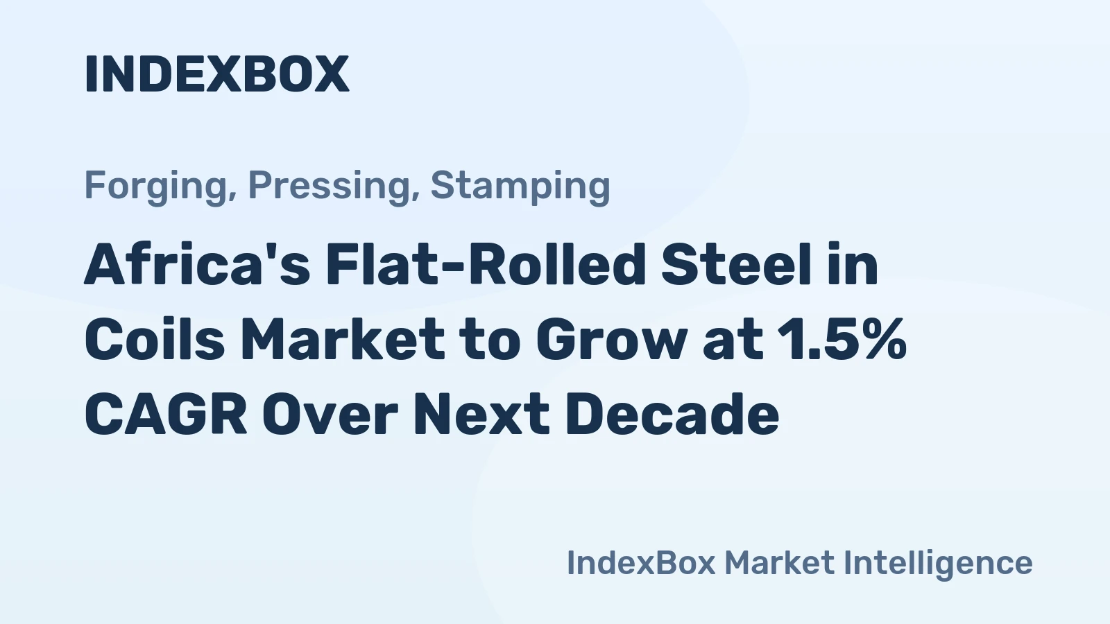 Africa's Flat-Rolled Steel in Coils Market to Grow at 1.5% CAGR Over Next Decade