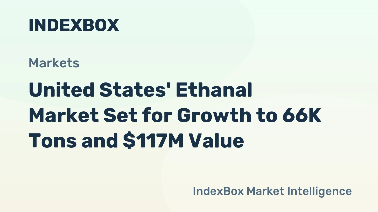 United States' Ethanal Market Set for Growth to 66K Tons and $117M Value