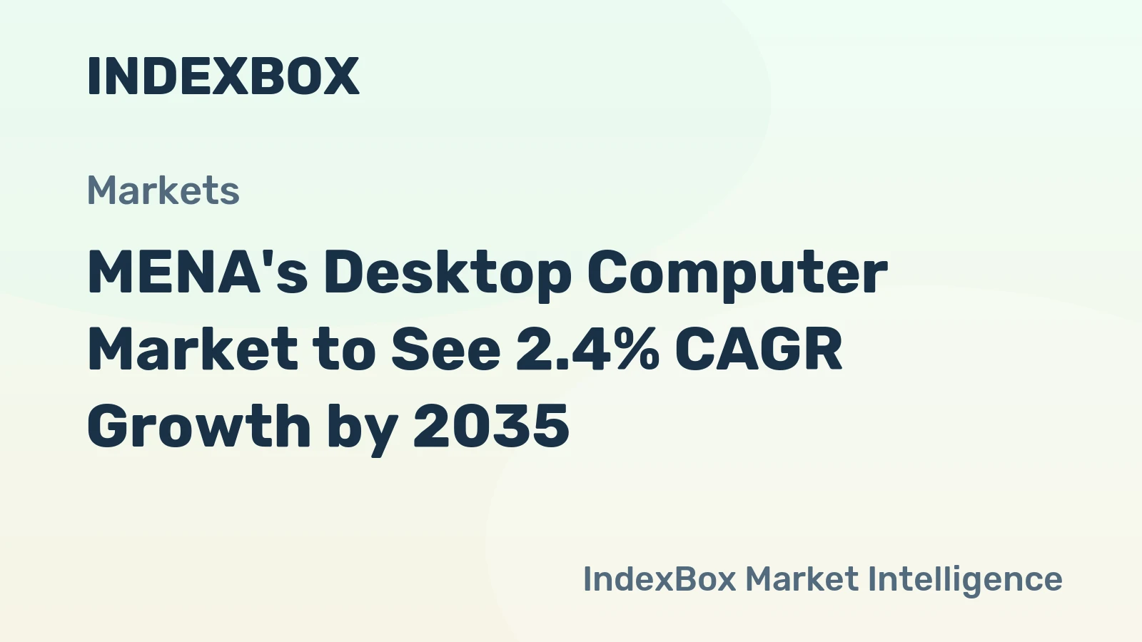 MENA's Desktop Computer Market to See 2.4% CAGR Growth by 2035