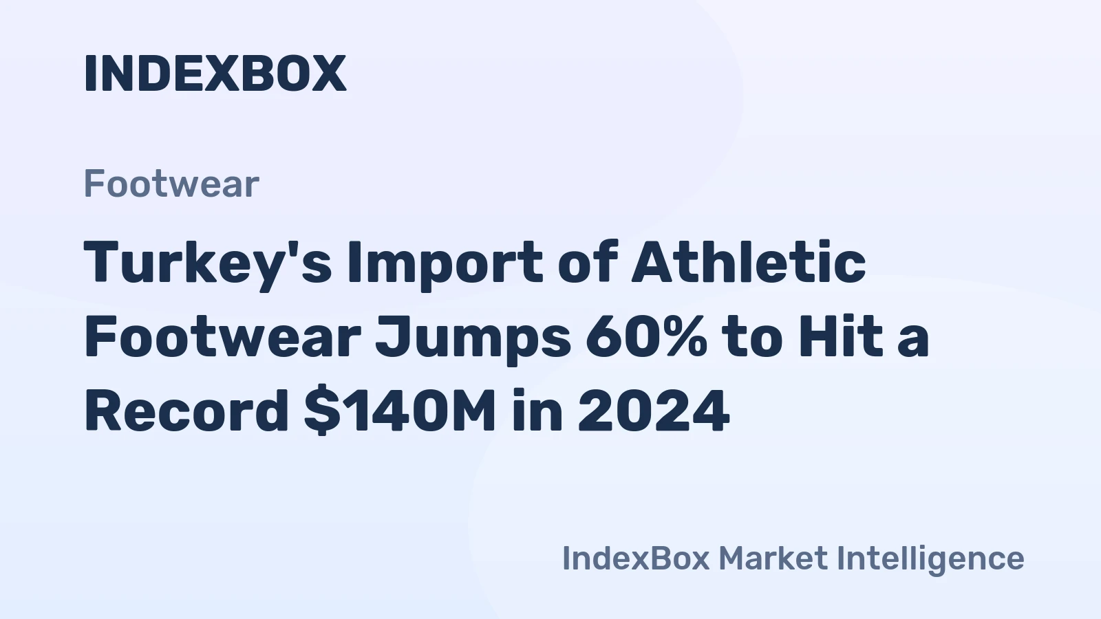 Turkey's Import of Athletic Footwear Jumps 60% to Hit a Record $140M in 2024