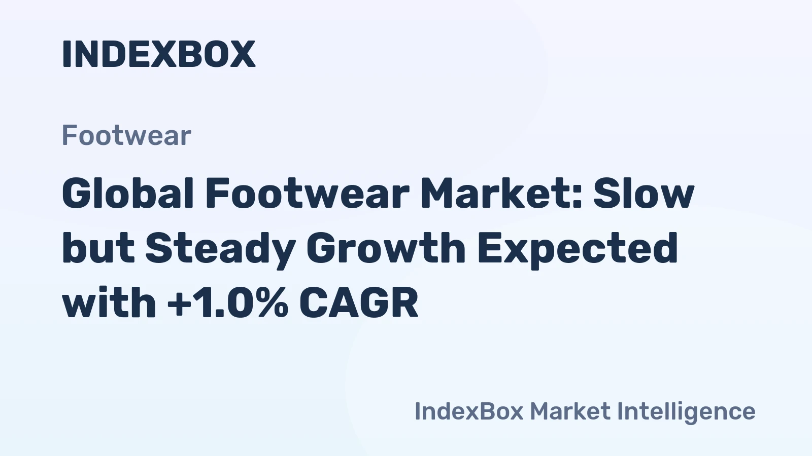 Global Footwear Market: Slow but Steady Growth Expected with +1.0% CAGR