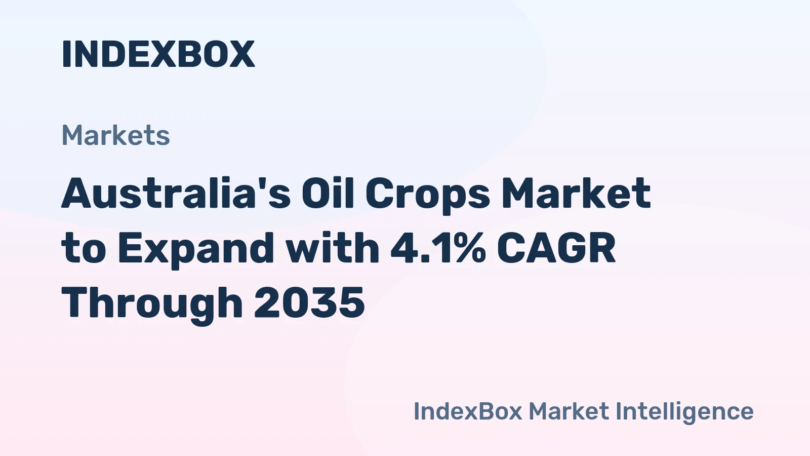 Australia's Oil Crops Market to Expand with 4.1% CAGR Through 2035