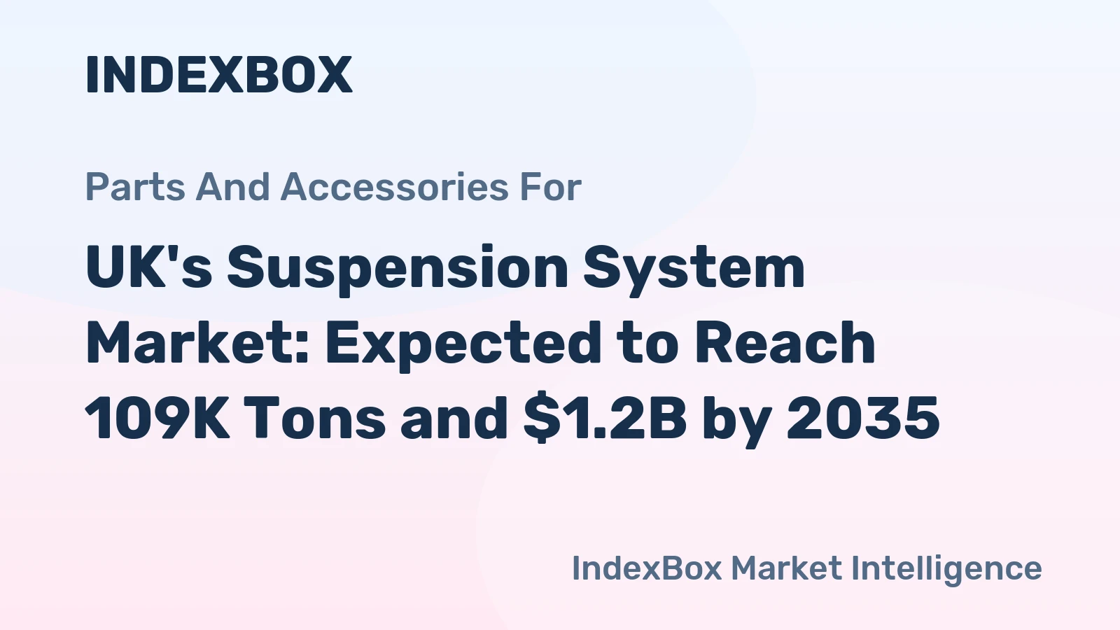 UK's Suspension System Market: Expected to Reach 109K Tons and $1.2B by 2035