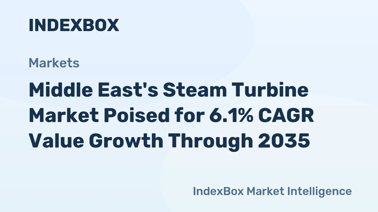 Middle East's Steam Turbine Market Poised for 6.1% CAGR Value Growth Through 2035