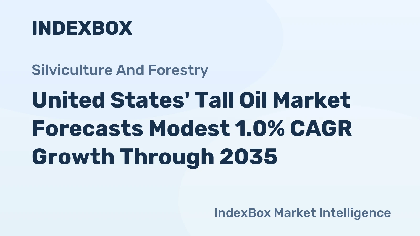 United States' Tall Oil Market Forecasts Modest 1.0% CAGR Growth Through 2035