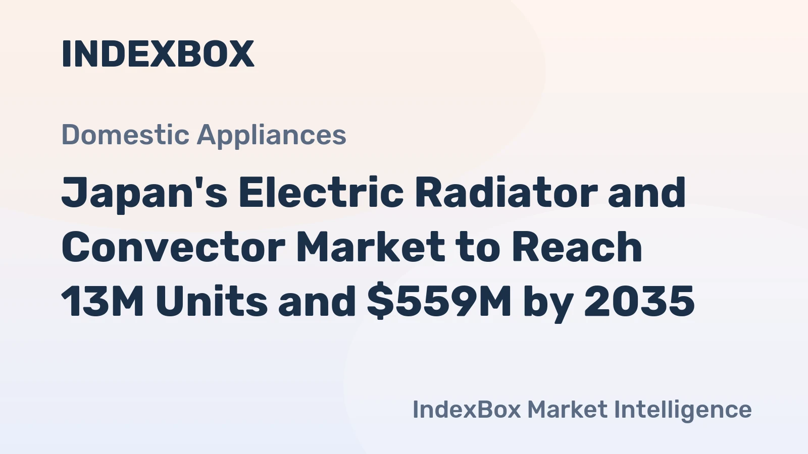 Japan's Electric Radiator and Convector Market to Reach 13M Units and $559M by 2035
