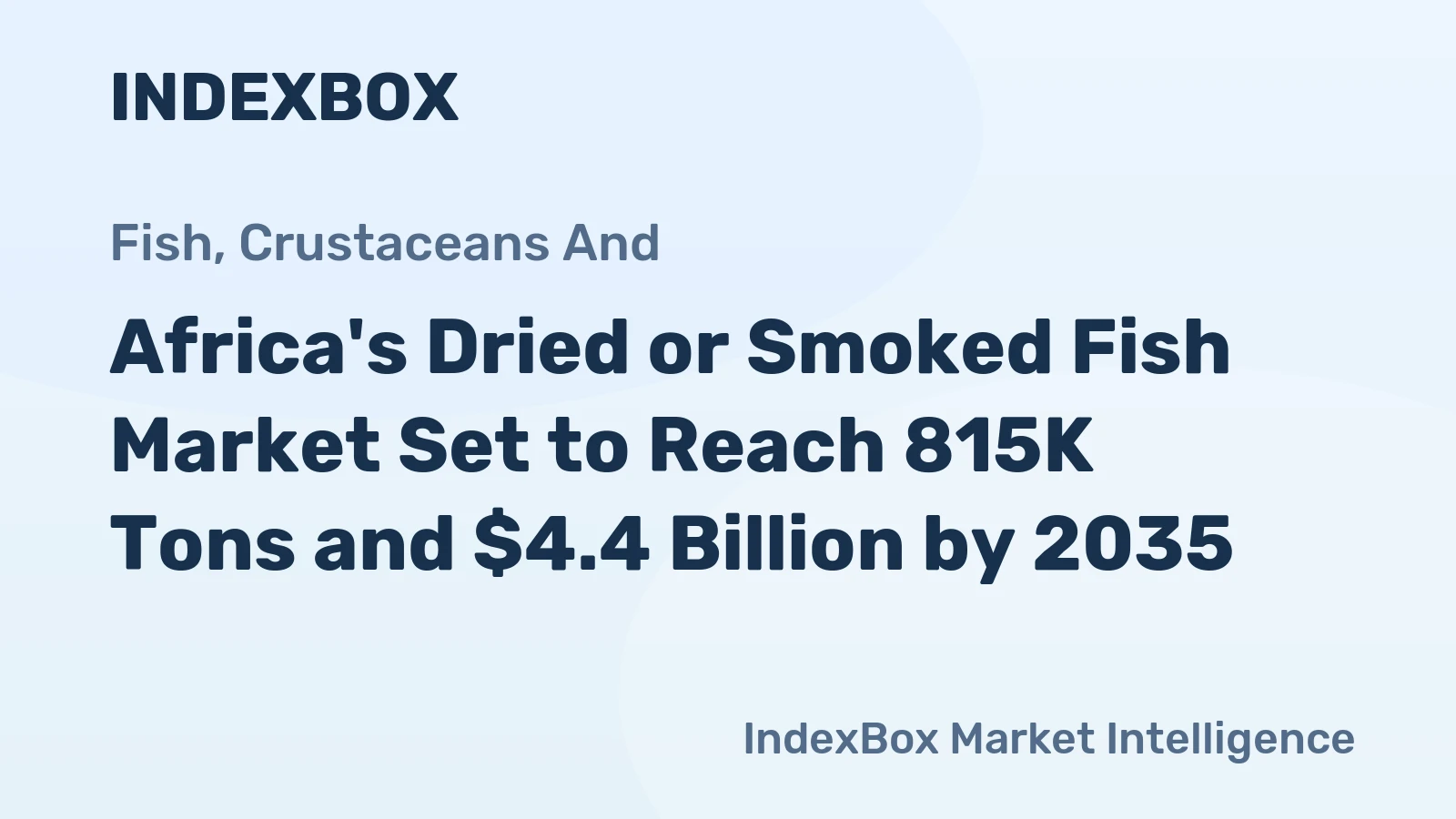 Africa's Dried or Smoked Fish Market Set to Reach 815K Tons and $4.4 Billion by 2035