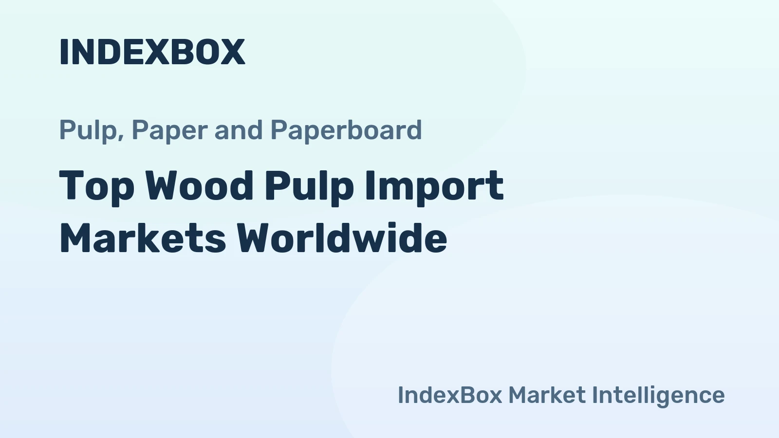 Top Wood Pulp Import Markets Worldwide