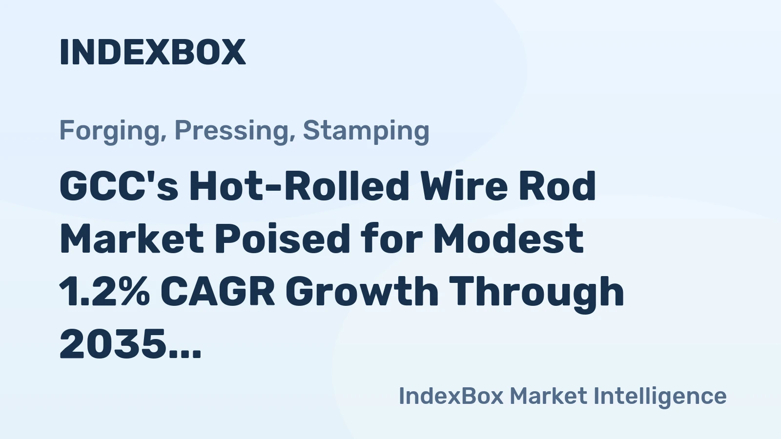 GCC's Hot-Rolled Wire Rod Market Poised for Modest 1.2% CAGR Growth Through 2035