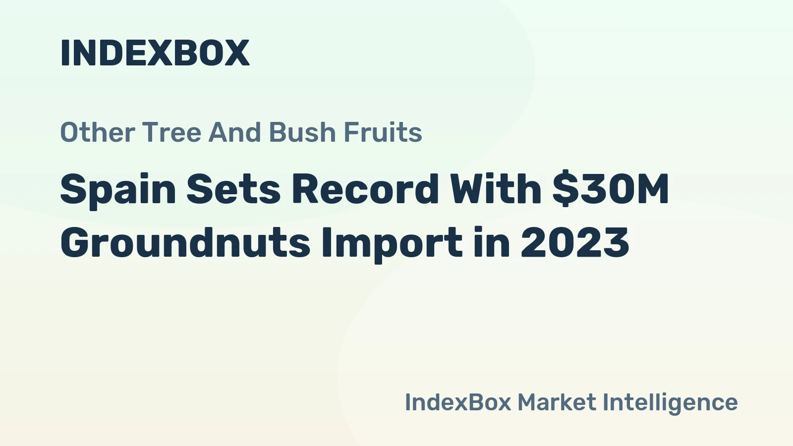 Spain Sets Record With $30M Groundnuts Import in 2023