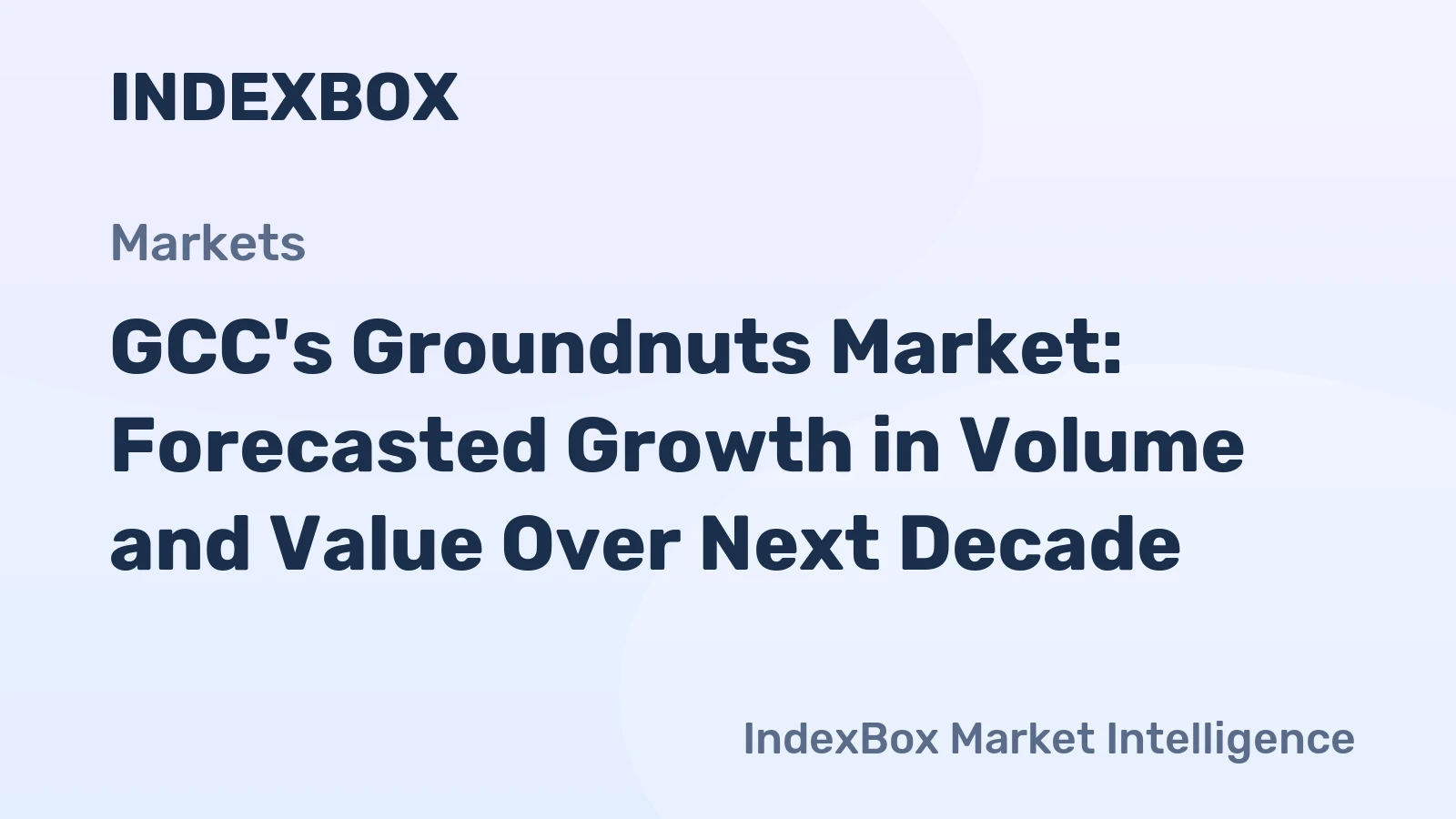 GCC's Groundnuts Market: Forecasted Growth in Volume and Value Over Next Decade