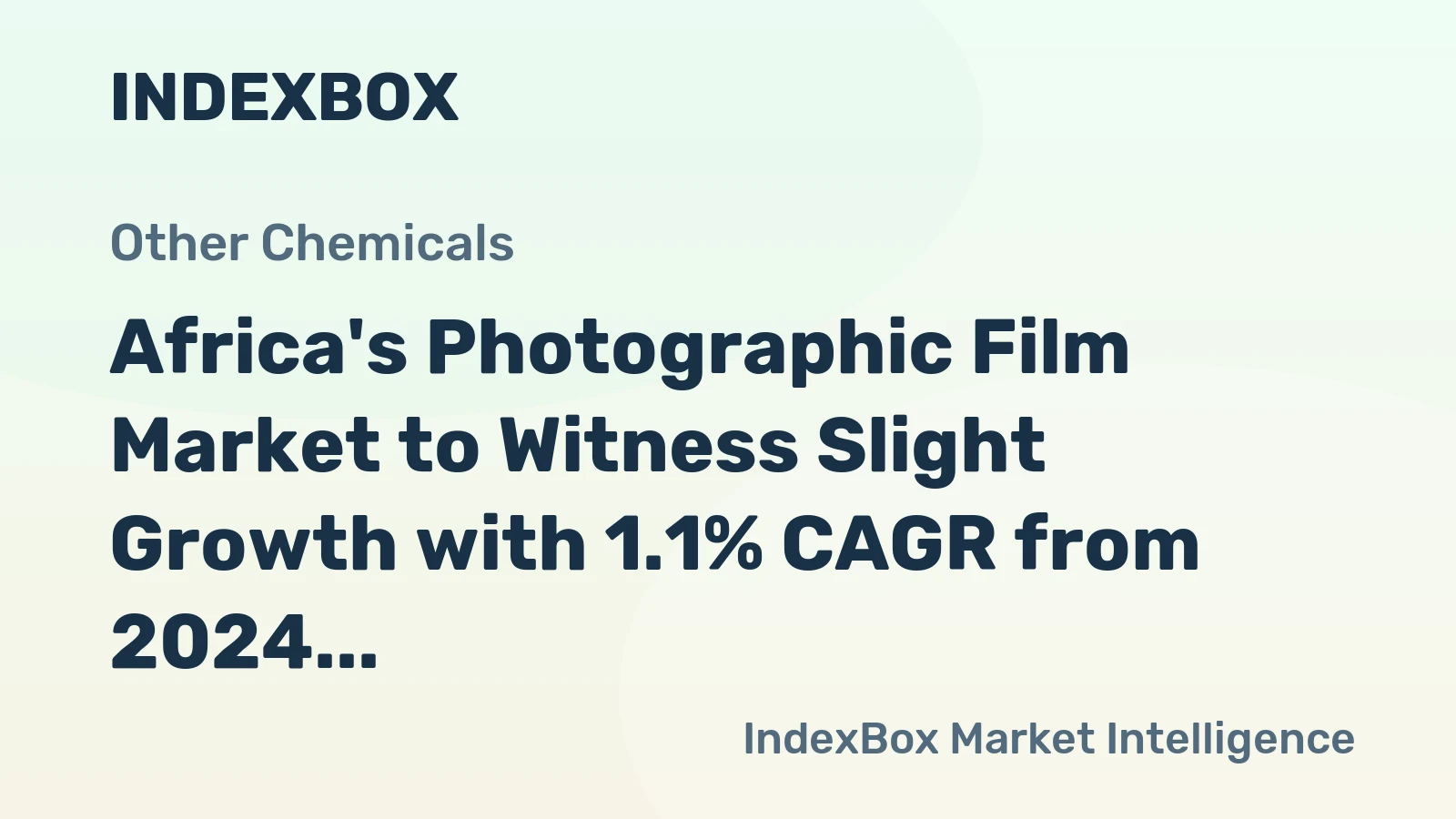 Africa's Photographic Film Market to Witness Slight Growth with 1.1% CAGR from 2024 to 2035