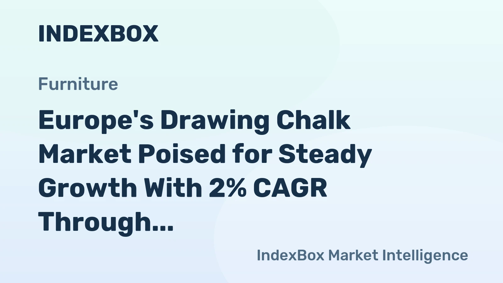 Europe's Drawing Chalk Market Poised for Steady Growth With 2% CAGR Through 2035