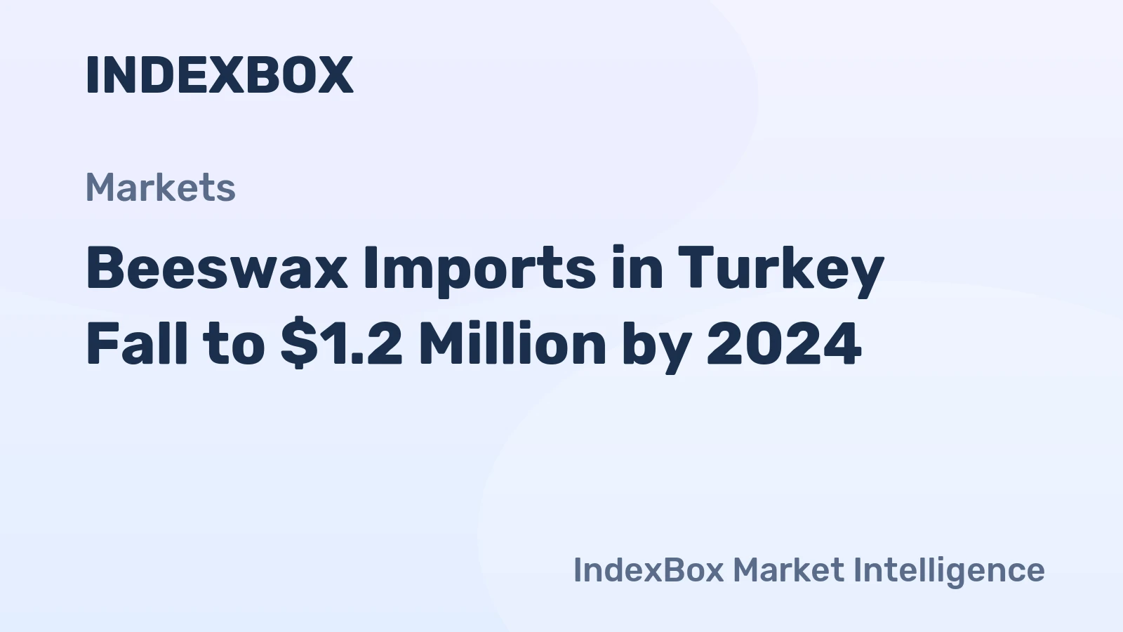 Beeswax Imports in Turkey Fall to $1.2 Million by 2024