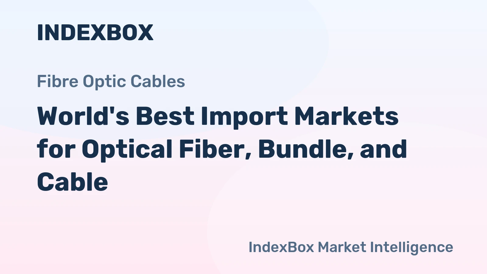 World's Best Import Markets for Optical Fiber, Bundle, and Cable