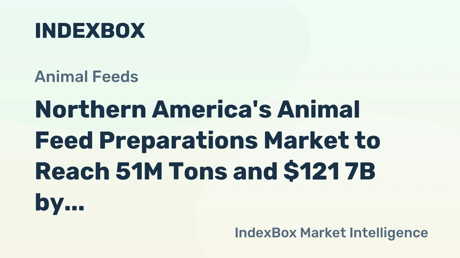 Northern America's Animal Feed Preparations Market to Reach 51M Tons and $121 7B by 2035