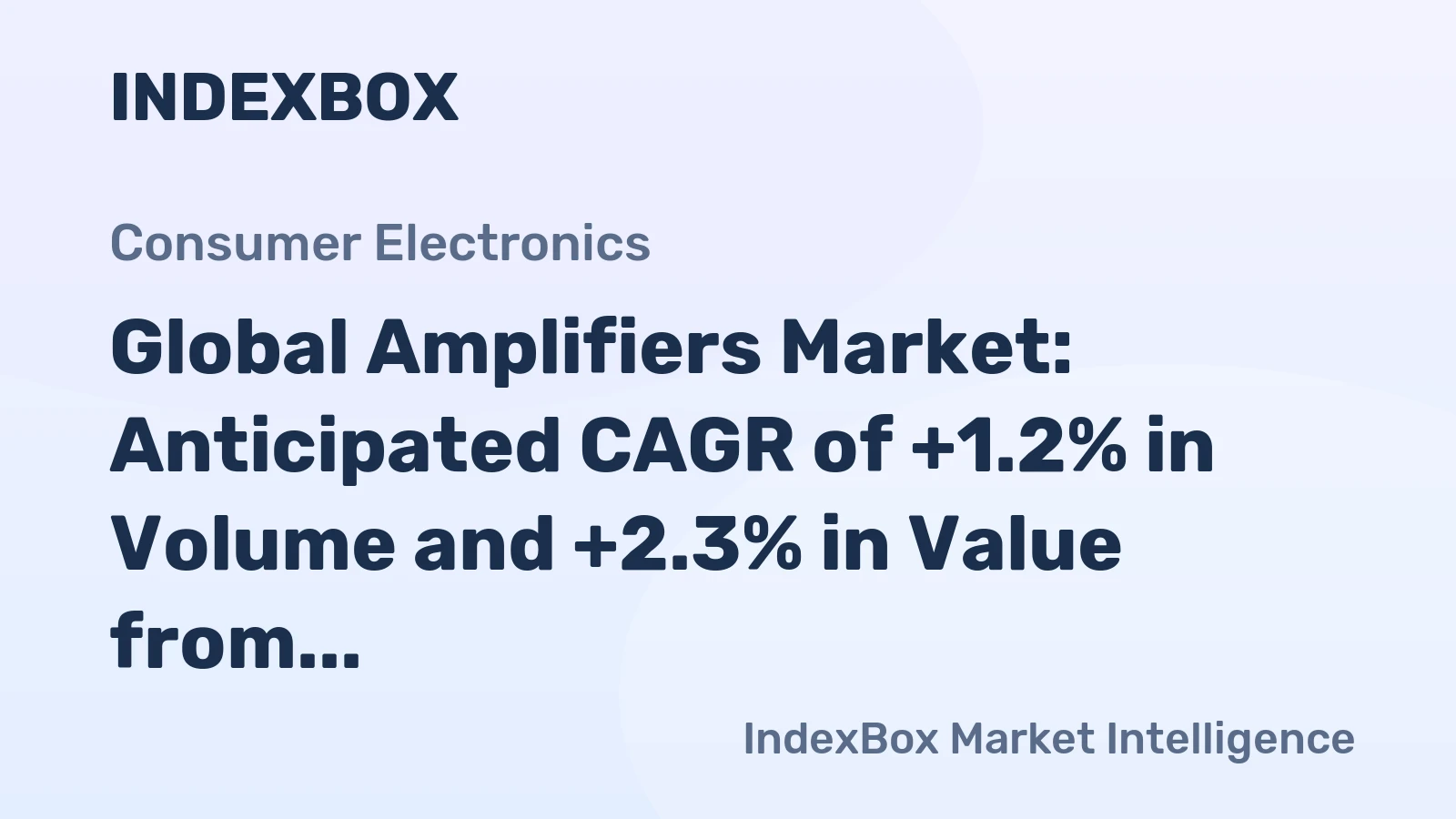 Global Amplifiers Market: Anticipated CAGR of +1.2% in Volume and +2.3% in Value from 2024 to 2035