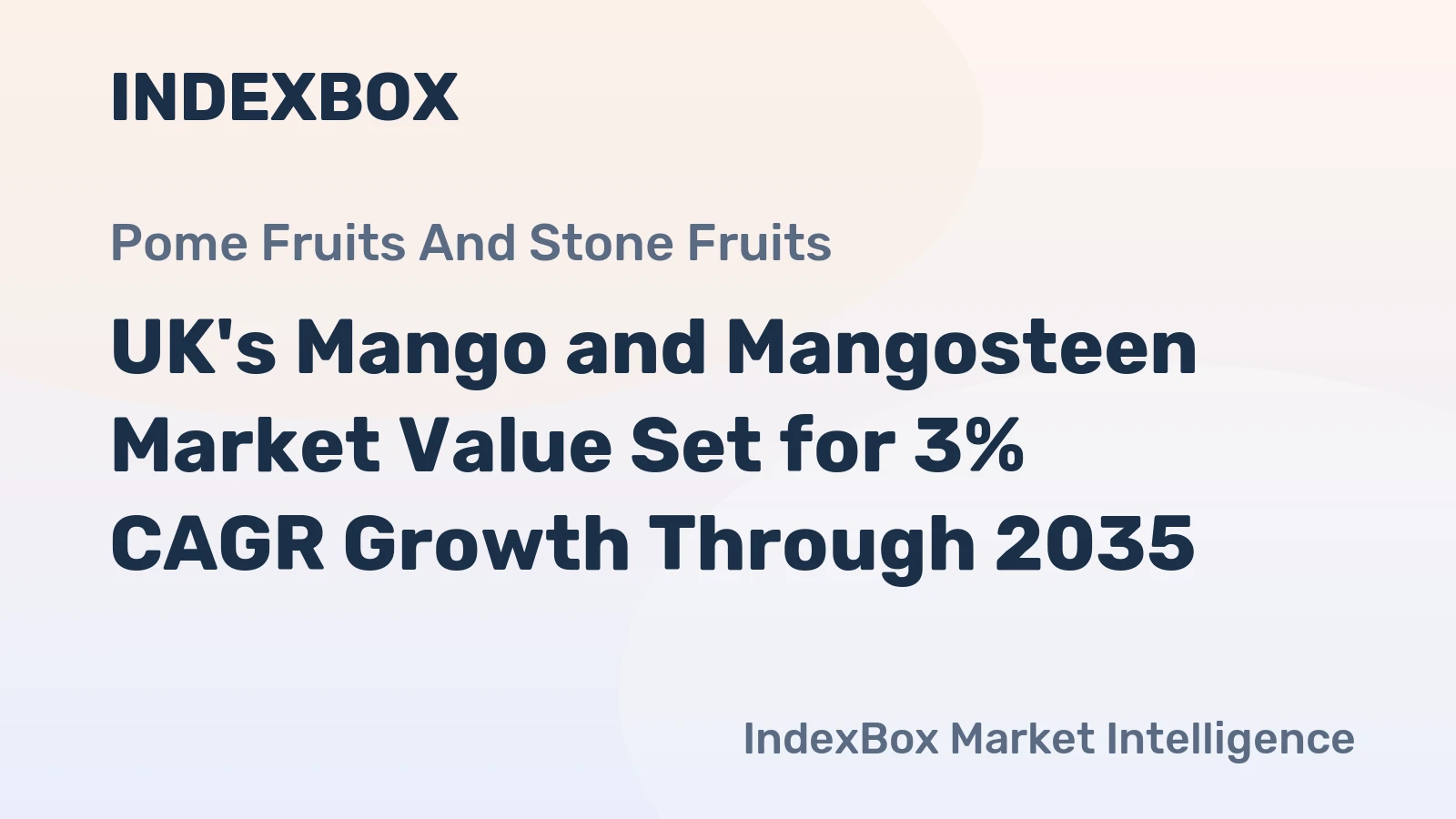 UK's Mango and Mangosteen Market Value Set for 3% CAGR Growth Through 2035