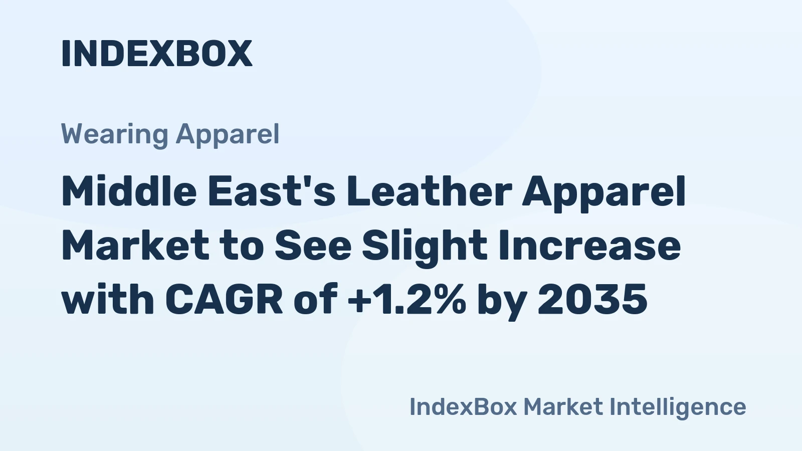 Middle East's Leather Apparel Market to See Slight Increase with CAGR of +1.2% by 2035