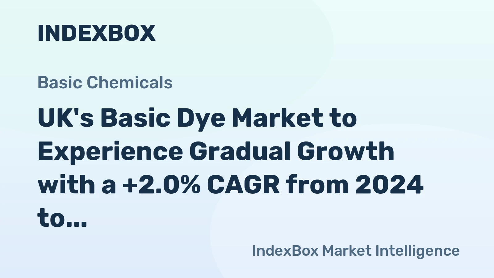UK's Basic Dye Market to Experience Gradual Growth with a +2.0% CAGR from 2024 to 2035