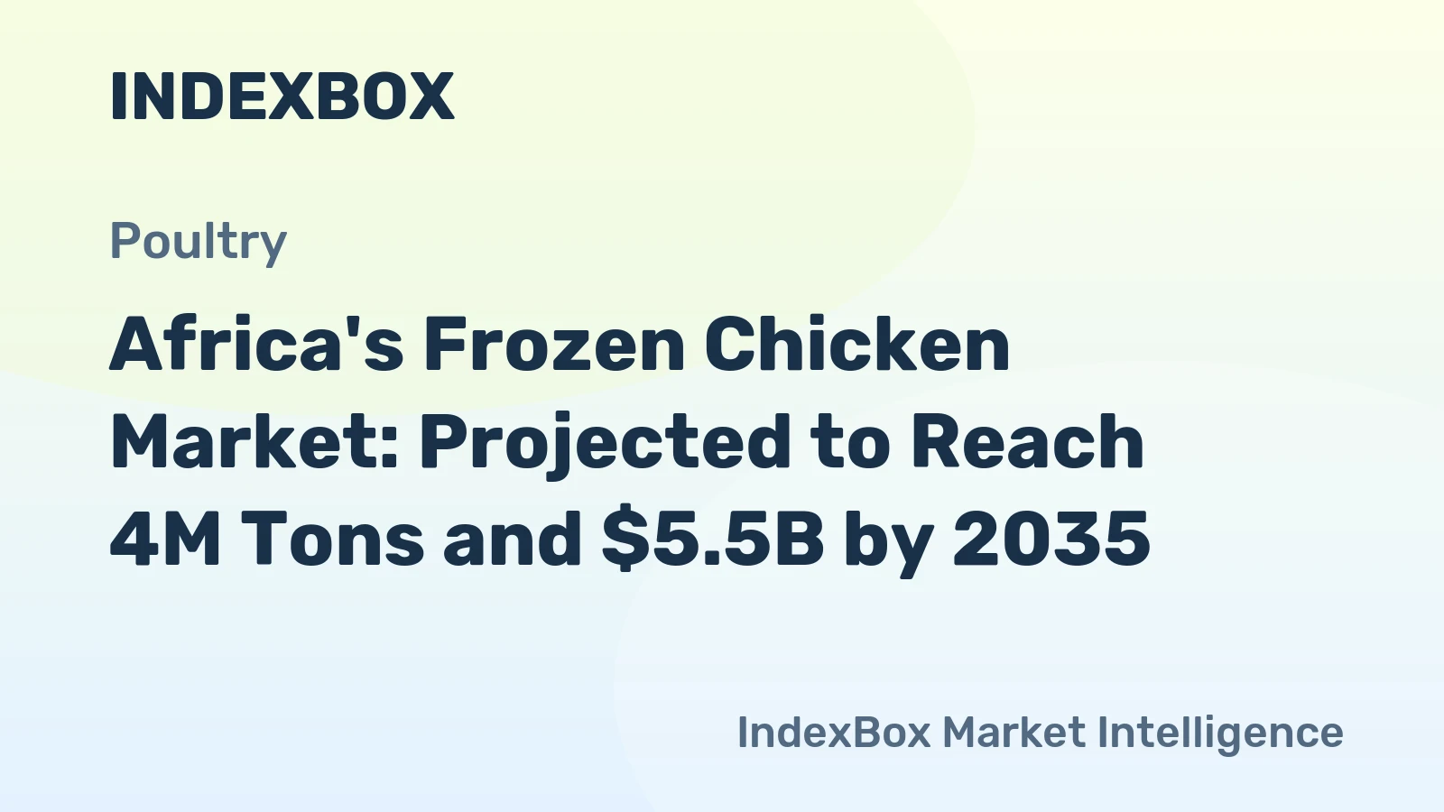 Africa's Frozen Chicken Market: Projected to Reach 4M Tons and $5.5B by 2035