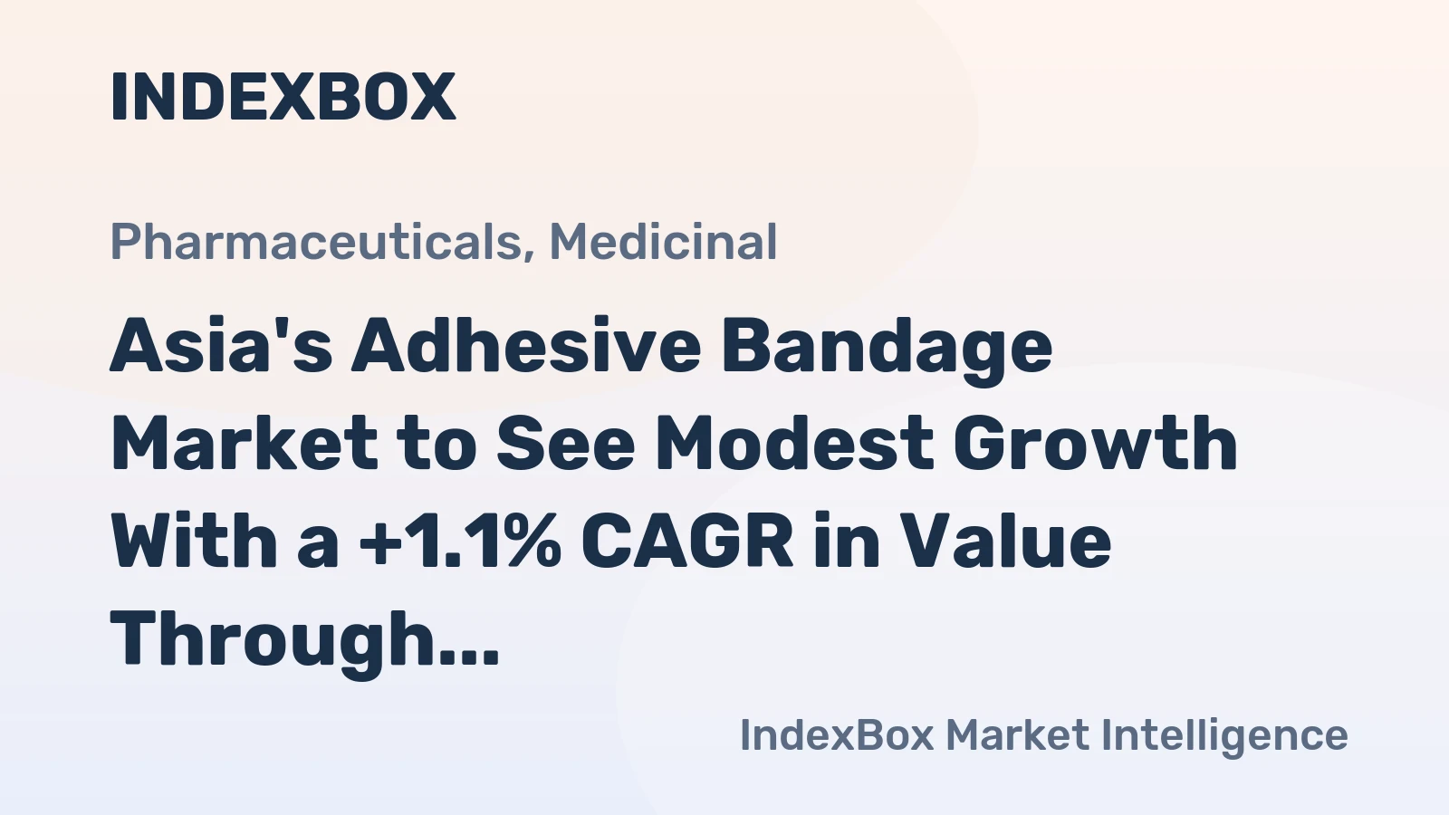 Asia's Adhesive Bandage Market to See Modest Growth With a +1.1% CAGR in Value Through 2035