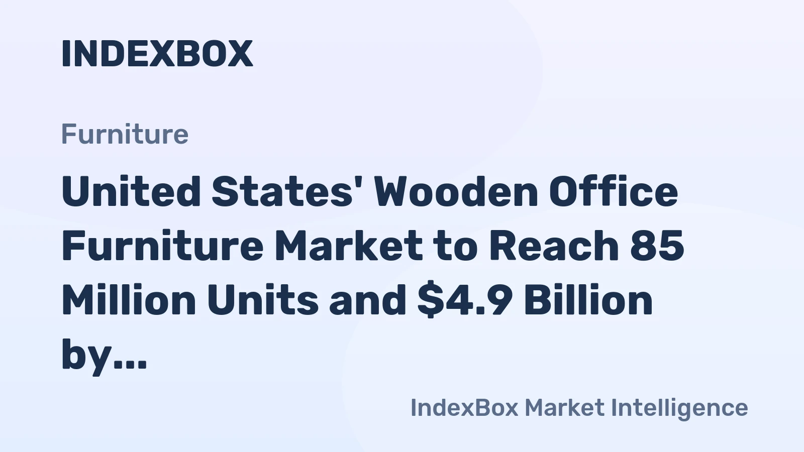 United States' Wooden Office Furniture Market to Reach 85 Million Units and $4.9 Billion by 2035