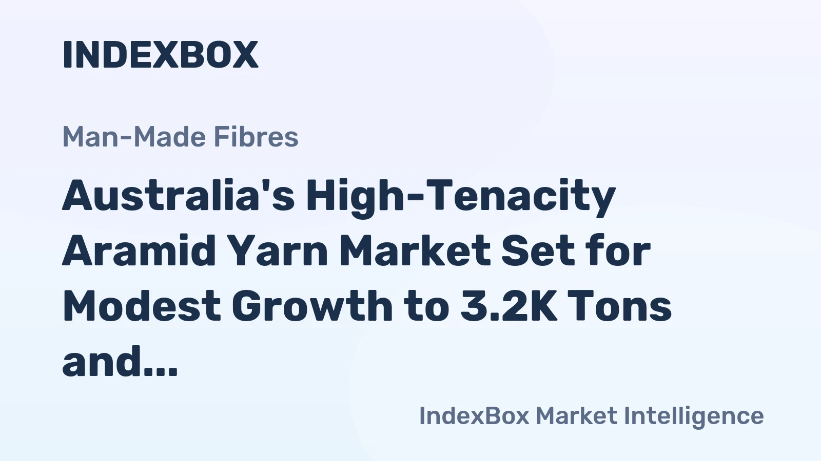 Australia's High-Tenacity Aramid Yarn Market Set for Modest Growth to 3.2K Tons and $70M