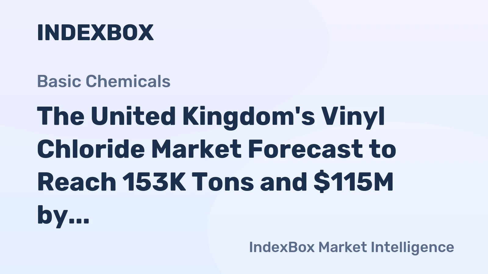 The United Kingdom's Vinyl Chloride Market Forecast to Reach 153K Tons and $115M by 2035