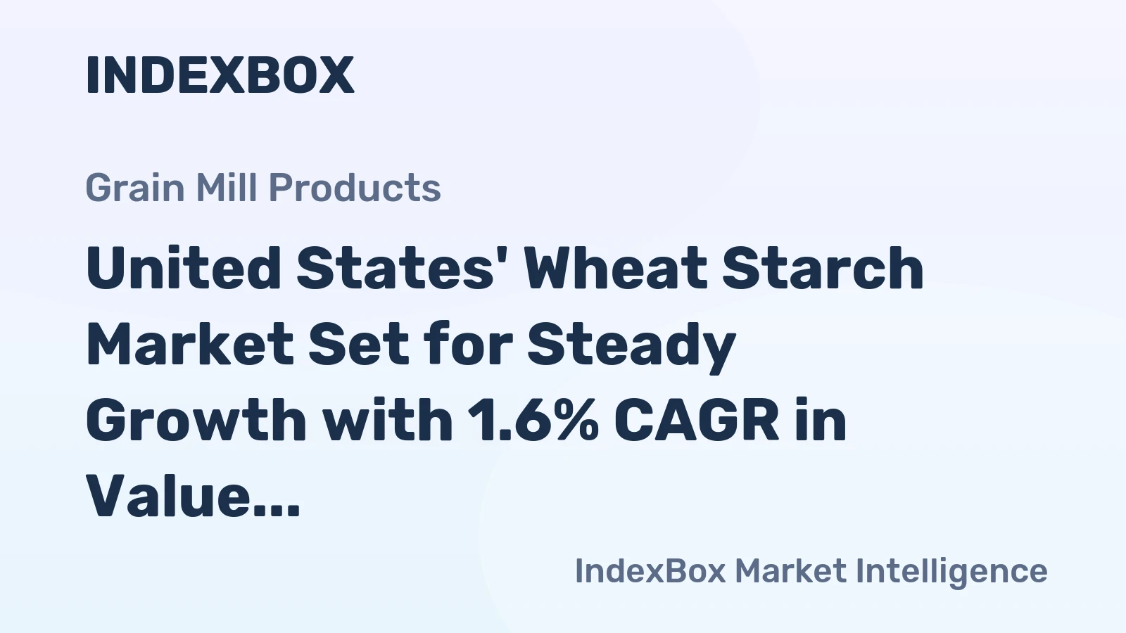 United States' Wheat Starch Market Set for Steady Growth with 1.6% CAGR in Value Through 2035